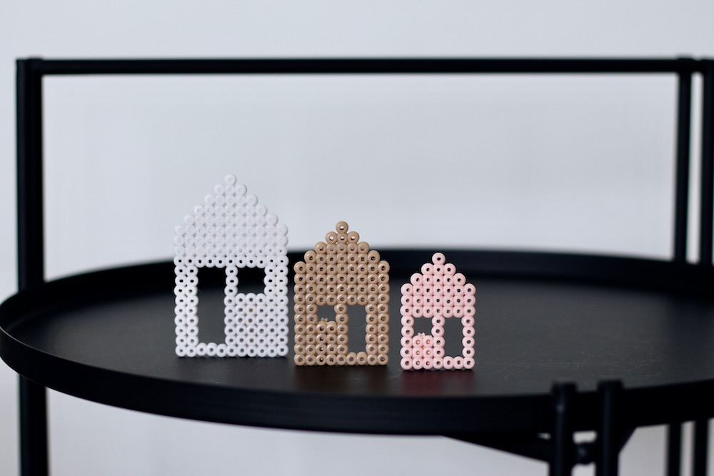 Perleplade mønster: Fine huse - Hobbyskuffen