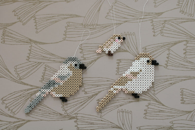 Opskrift på perleplader fugle: Få mønstret på de fineste fugle